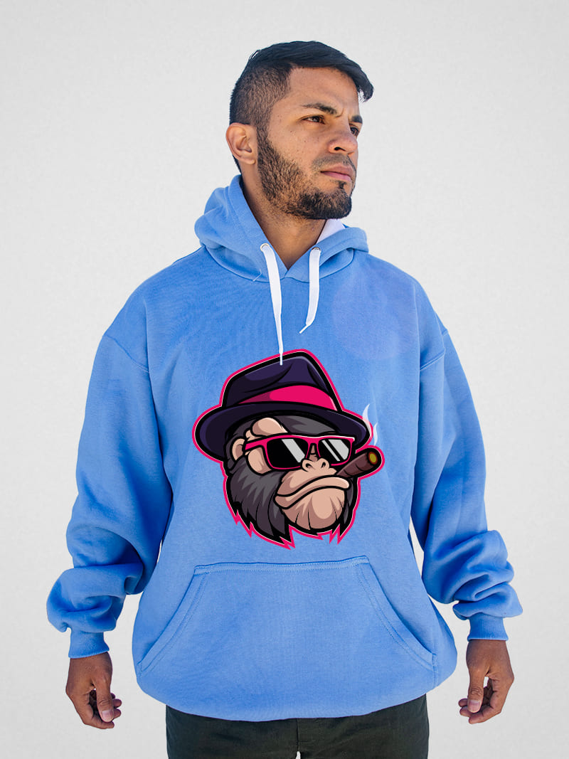 Buzo Canguro Oversize Funky Monkey Fr - Mau Streetwear